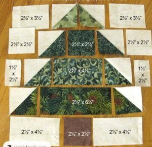 Christmas Tree Block – Tutorial - Hand Crafted