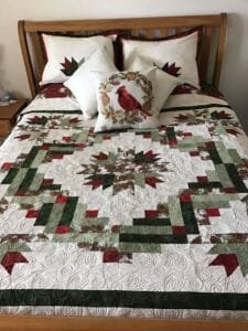 Cactus Wreath Quilt by Dee Pilch - Free Tutorial - Hand Crafted