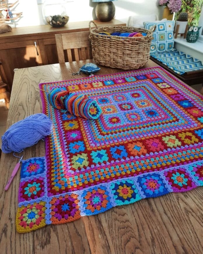 The Sweet Shop Blanket Pattern - Hand Crafted