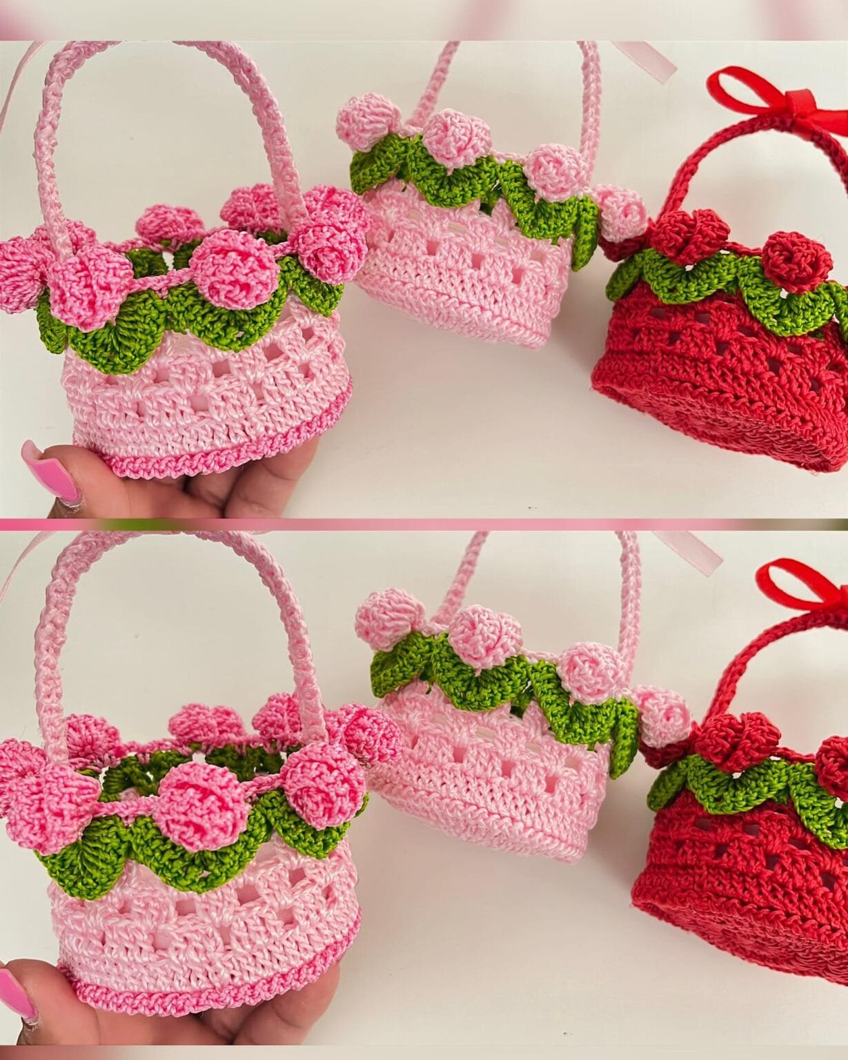 Crochet Soap Holder Basket - Hand Crafted