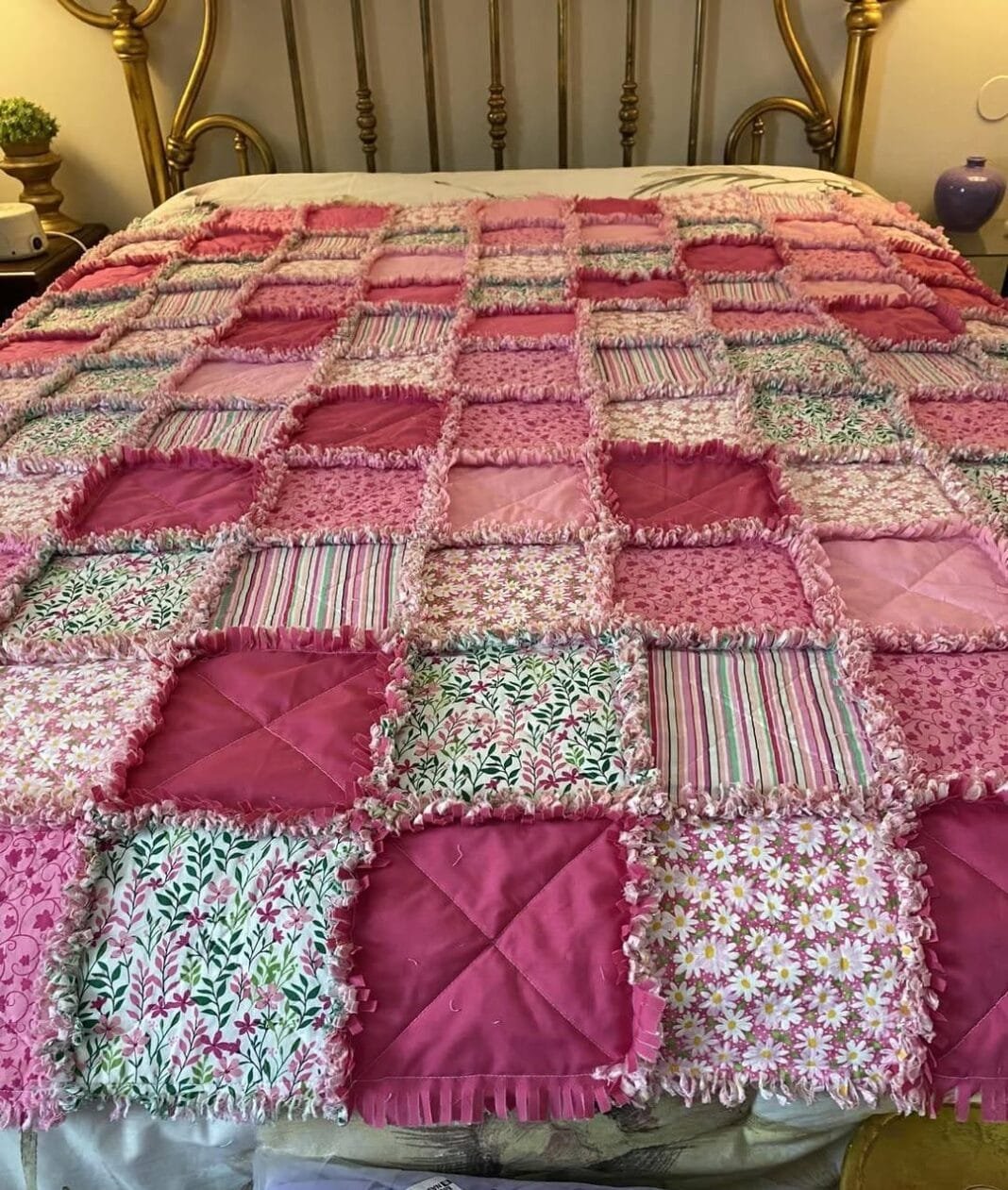 Rag Quilt Pattern - Hand Crafted