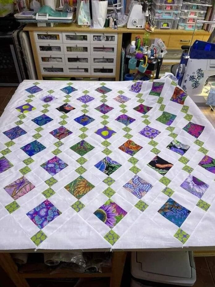 Chandelier Quilt Pattern - Hand Crafted