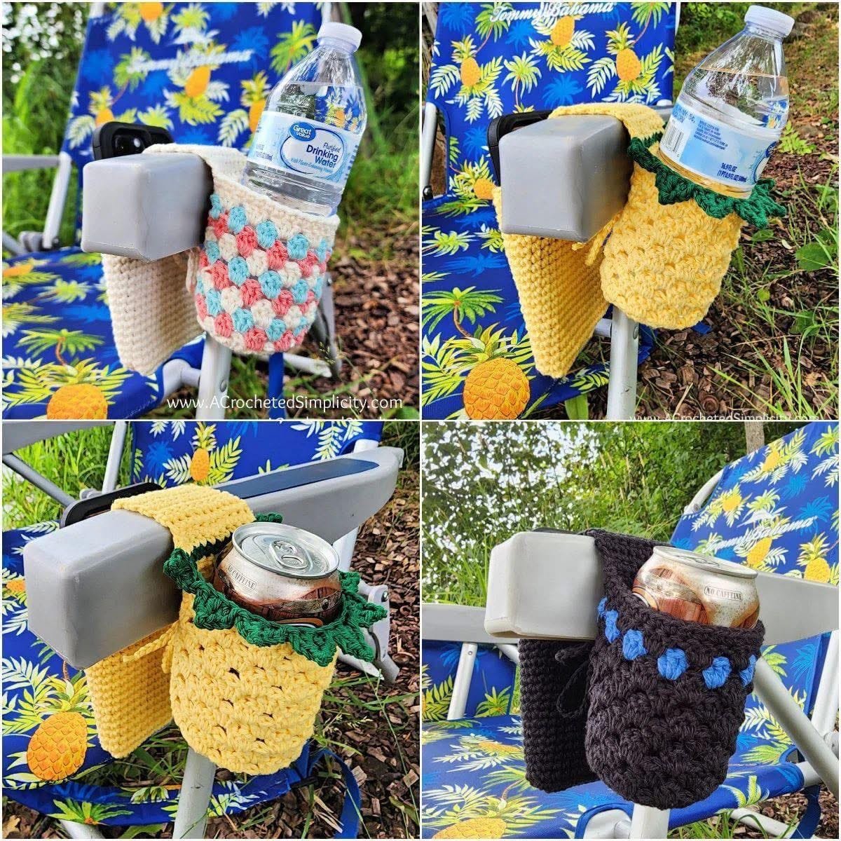 Crochet Chair Caddy Pattern - Hand Crafted