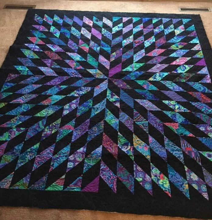 Starburst Quilt Free Pattern - Hand Crafted