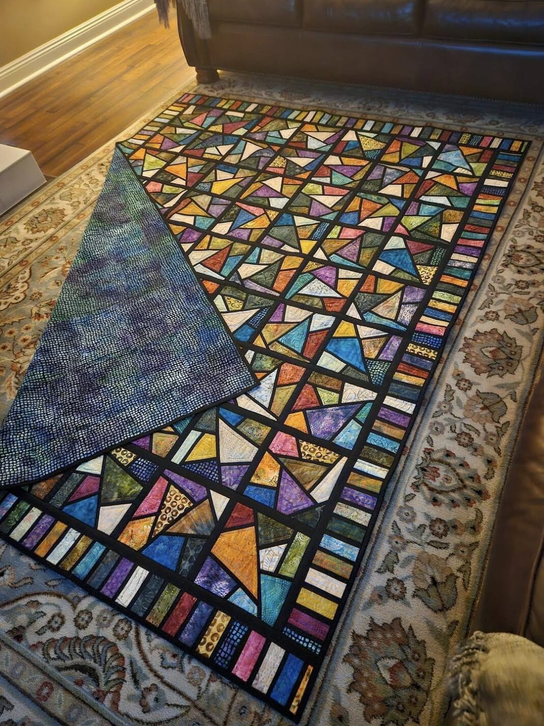 Mosaic Quilt Free Pattern - Hand Crafted