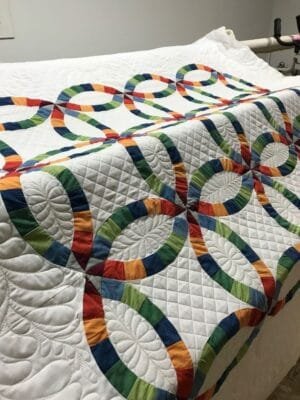 The Double Wedding Ring Quilt Free Pattern - Hand Crafted