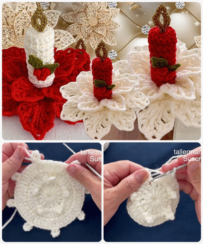 Easy Crochet Christmas Doily Pattern - Hand Crafted