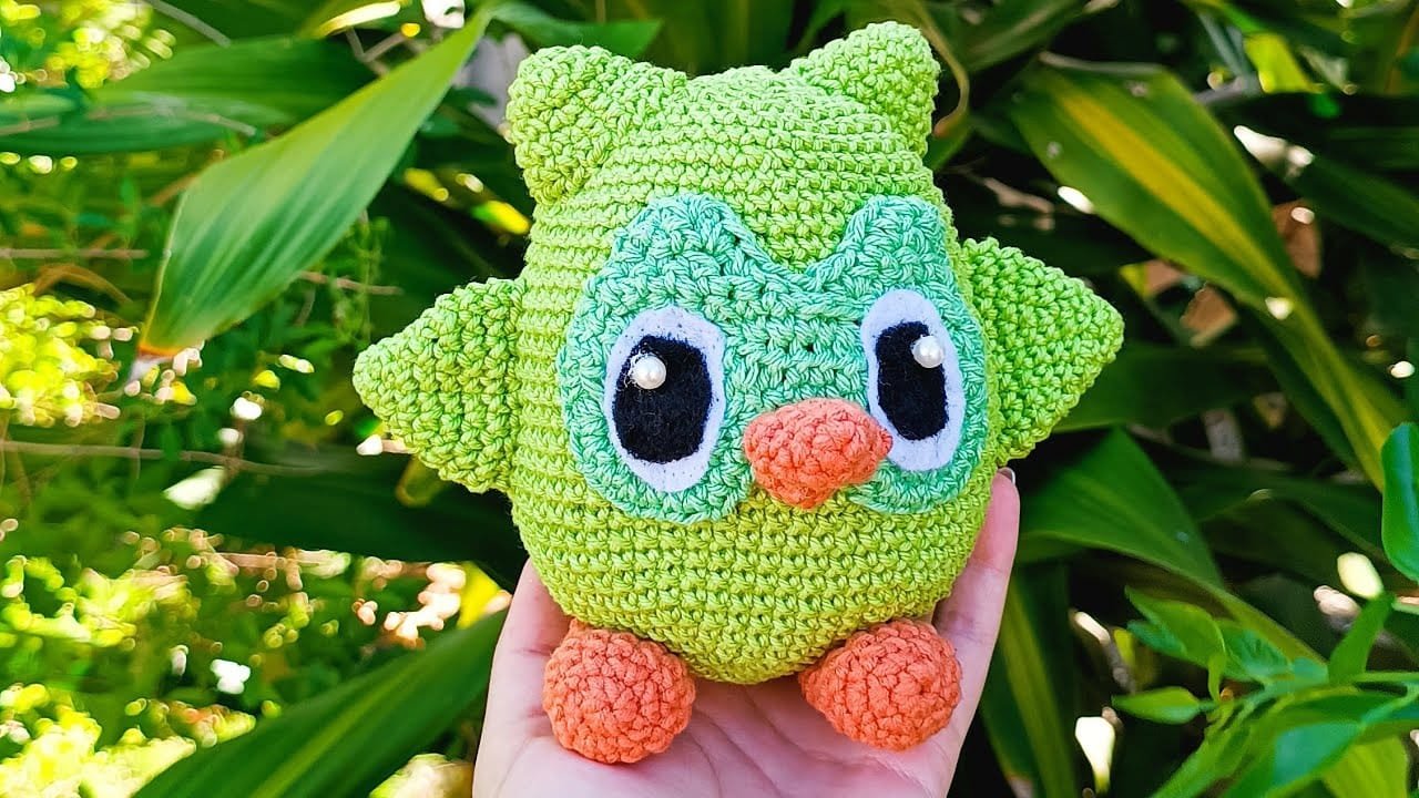 Crochet Duolingo Free Pattern - Hand Crafted