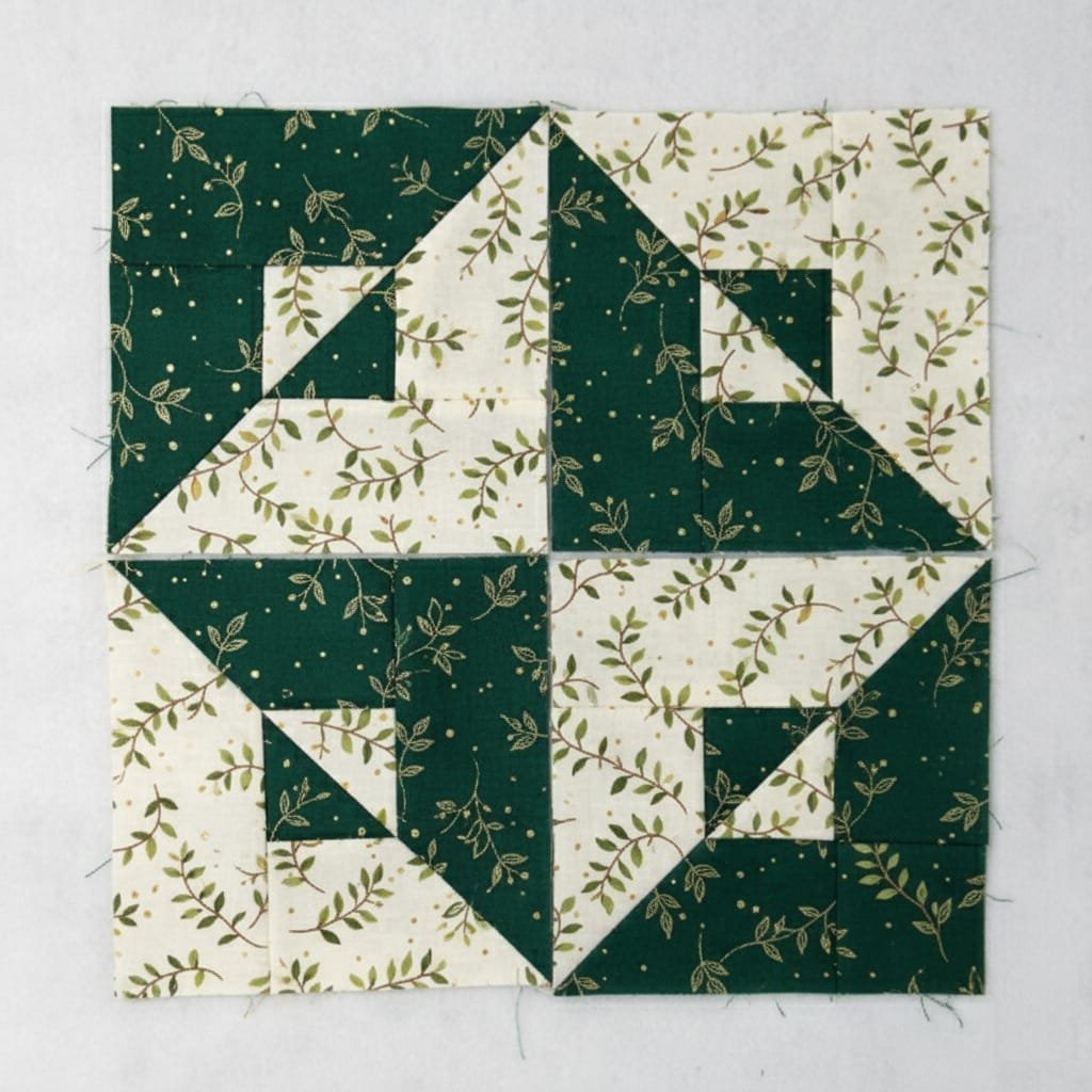 Traditional Betty's Delight Quilt Block Pattern - Hand Crafted