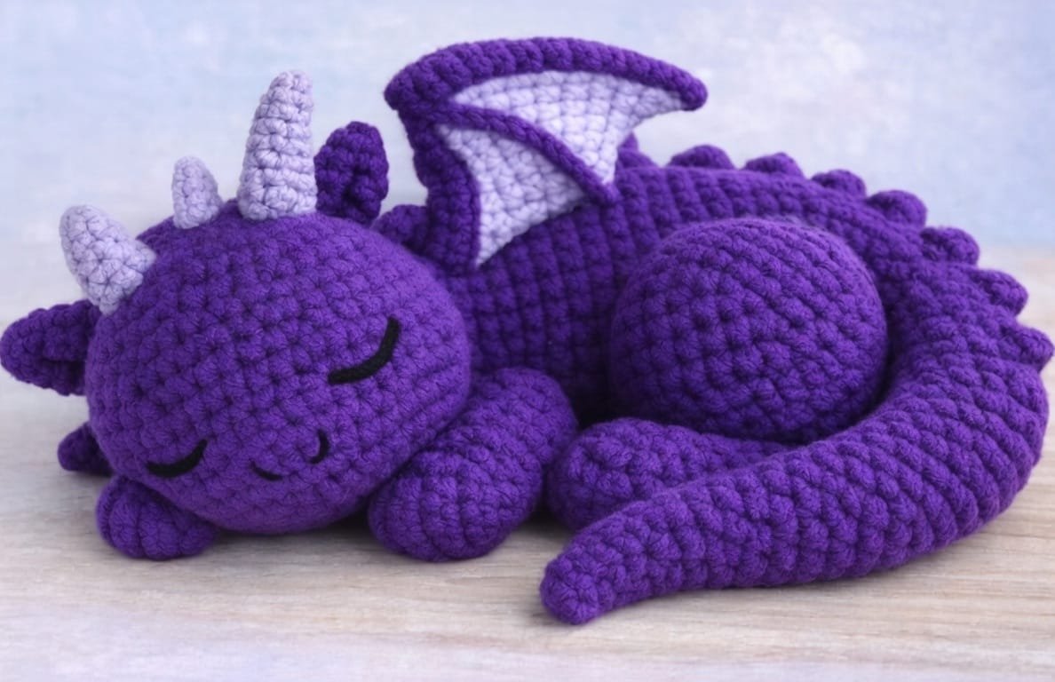 Crochet Sleeping Dragon Pattern - Top Crochet Tools Every Beginner and ...