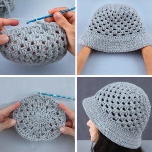 Crochet Bucket Hat Pattern - Hand Crafted